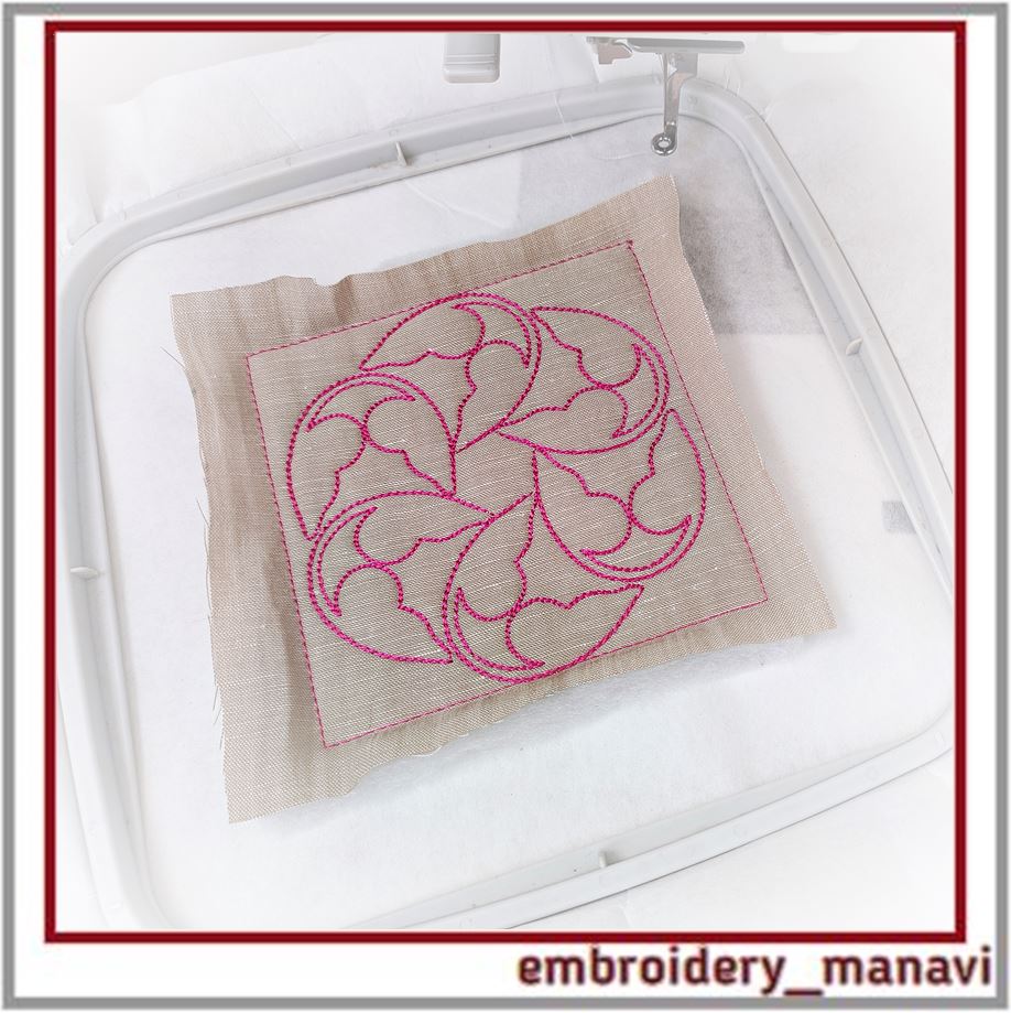 trapunto embroidery - Inspire Uplift