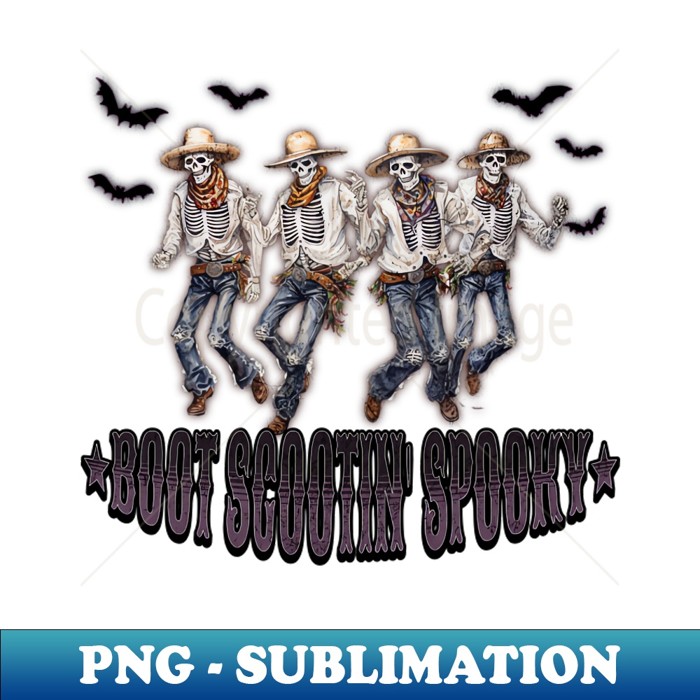 Boot Scootin Spooky Halloween - High-Quality PNG Sublimation | Inspire ...