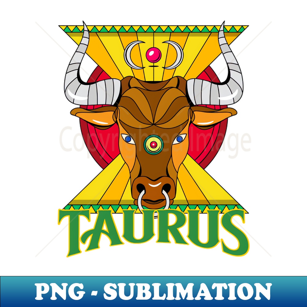 Taurus Zodiac Design - PNG Transparent Digital Download File | Inspire ...