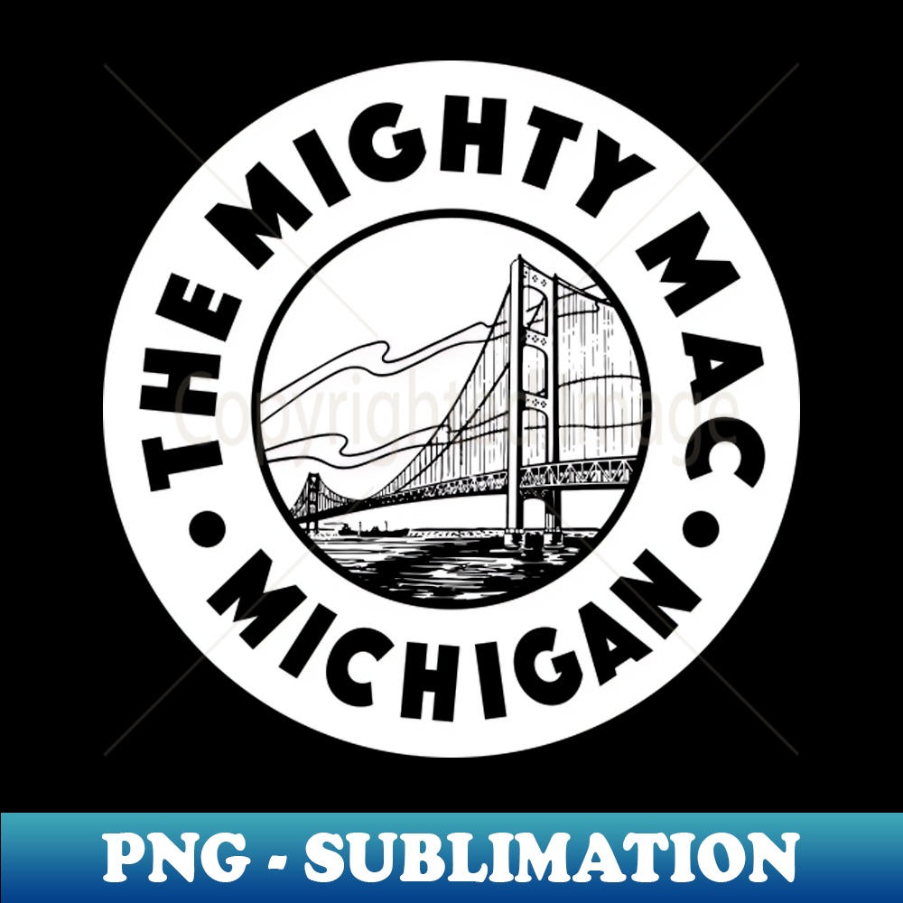 The Mighty Mac Michigan Circle - White - PNG Transparent Sub | Inspire ...
