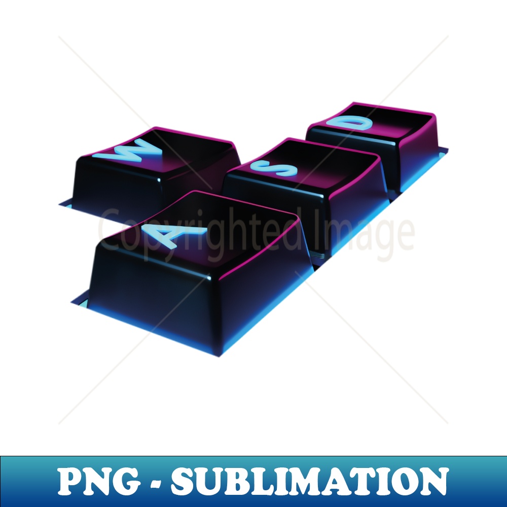 WASD Gaming Gamer PC Keyboard Gamer WASD - Exclusive PNG Sub | Inspire ...