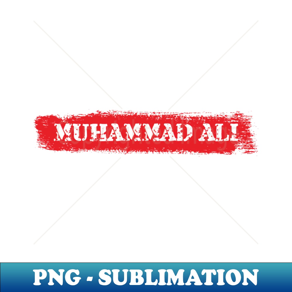 Muhammad Ali Splash Red - Modern Sublimation PNG File - Vibr | Inspire ...