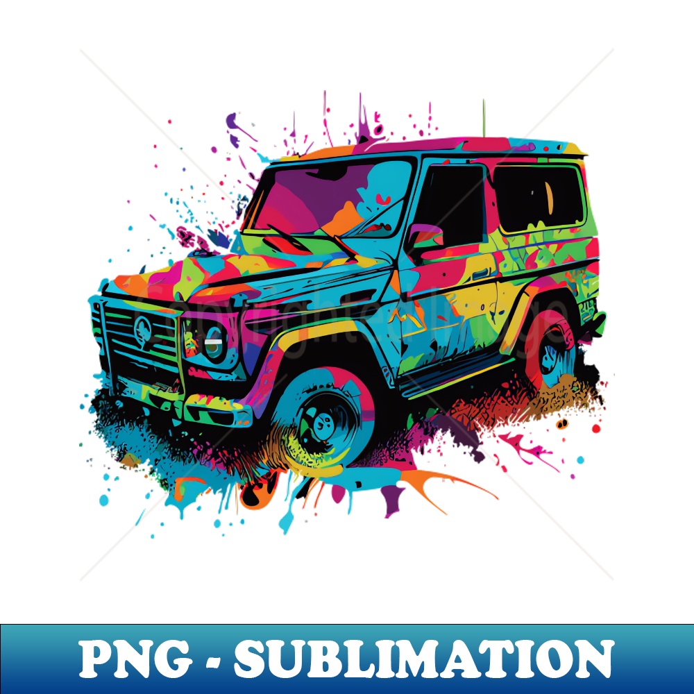 Mercedes-Benz G-Wagen - Retro PNG Sublimation Digital Downlo | Inspire ...
