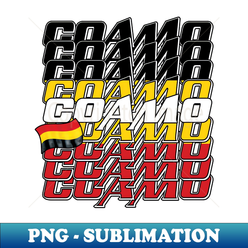 Coamo Cascade text - Exclusive PNG Sublimation Download - De - Inspire Uplift