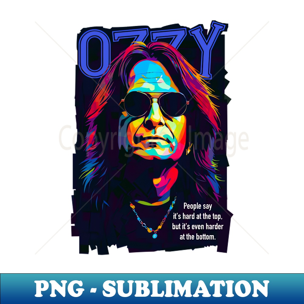 Ozzy Osbourne WPAP - Creative Sublimation PNG Download - Per | Inspire ...