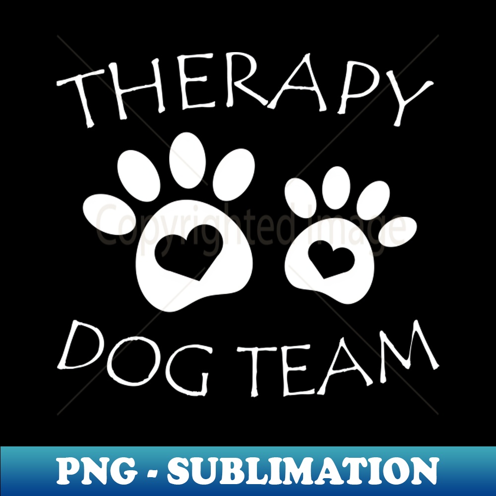 Therapy Dog Team - Creative Sublimation PNG Download - Unlea | Inspire ...