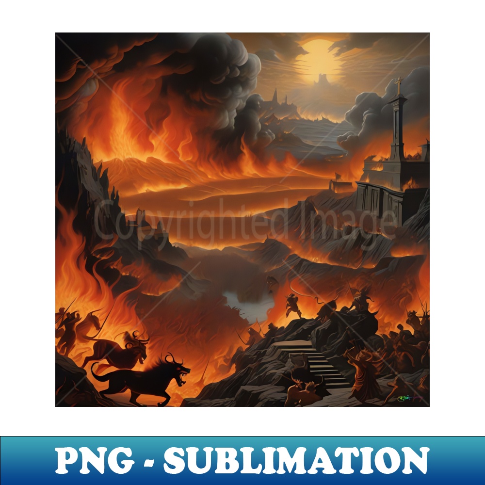 Landscapes of Hell Art Gnashing Of Teeth 6 - Premium Sublim | Inspire ...
