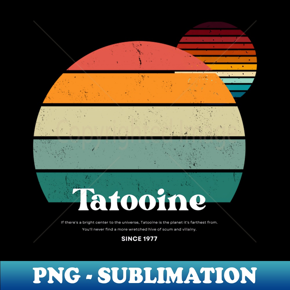 Tatooine - PNG Transparent Digital Download File for Sublima | Inspire ...