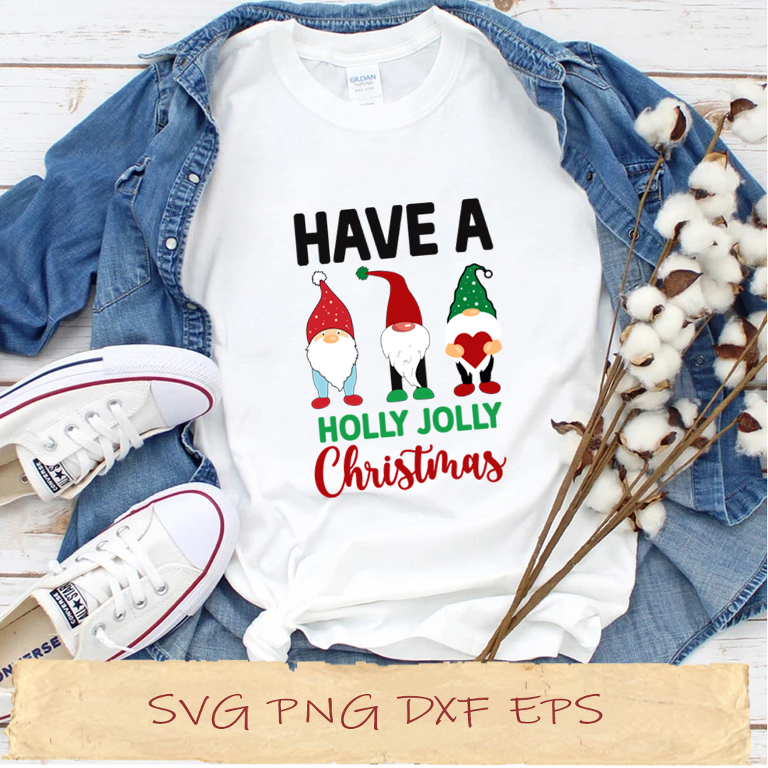 Have a holly jolly christmas svg, png cricut, file sublimati | Inspire ...