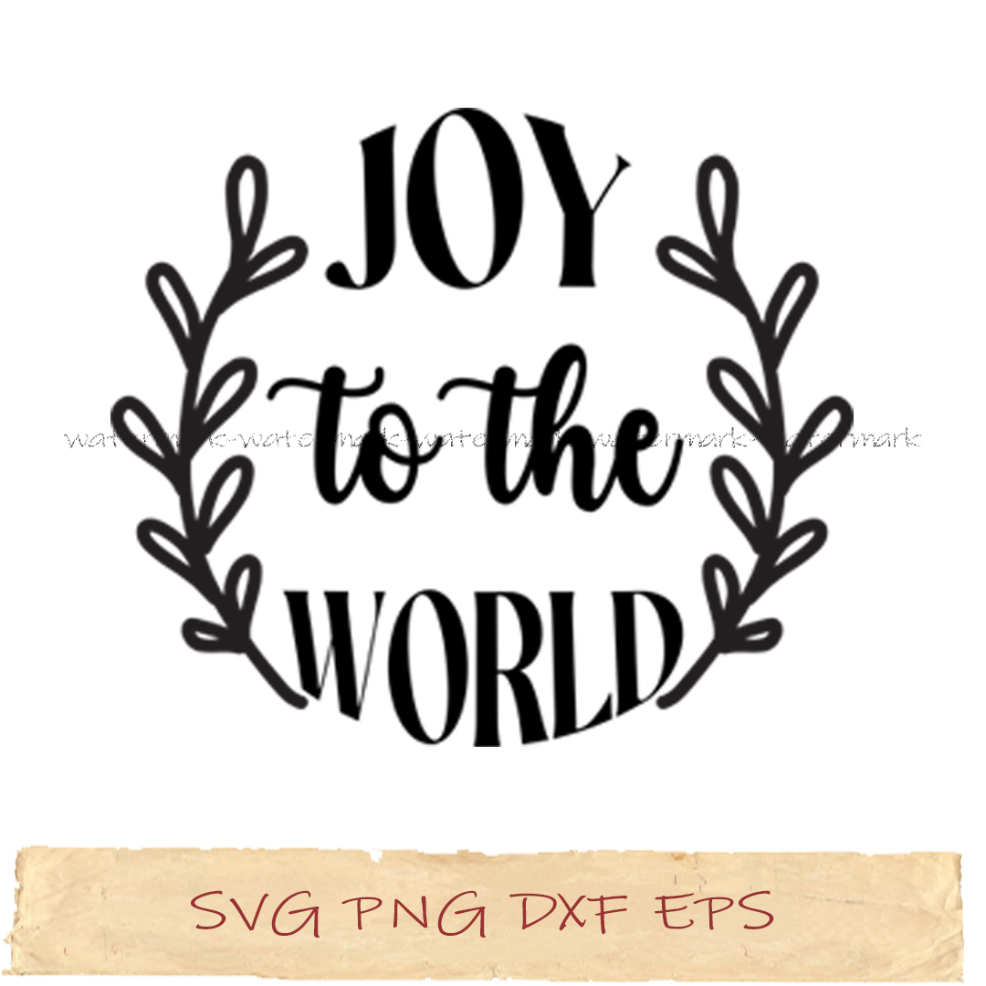 Joy to the world svg, merry christmas svg, png cricut, file - Inspire ...