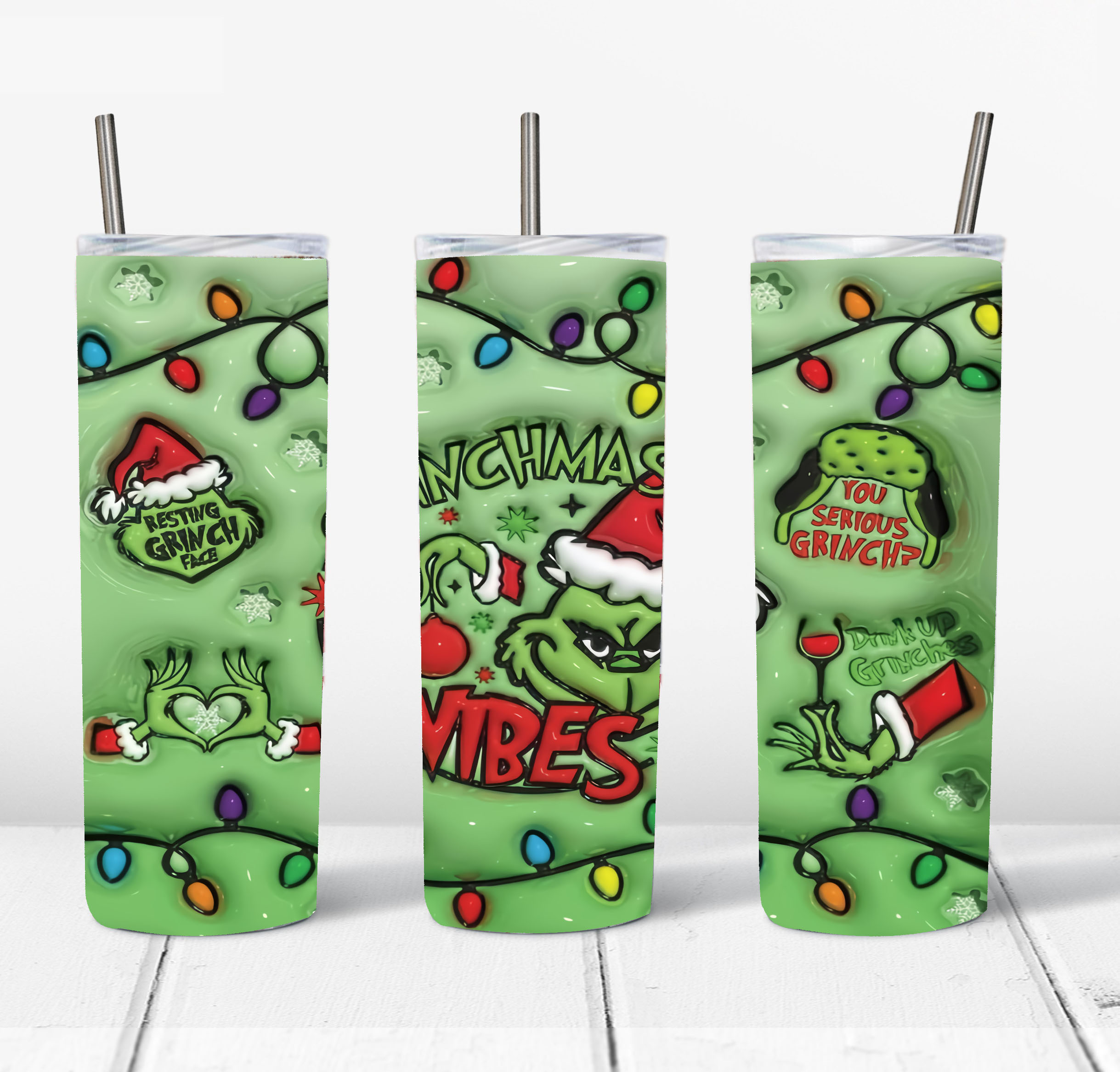 3D Inflated The Grinch Christmas Png, The Grinch Png, Christ - Inspire ...