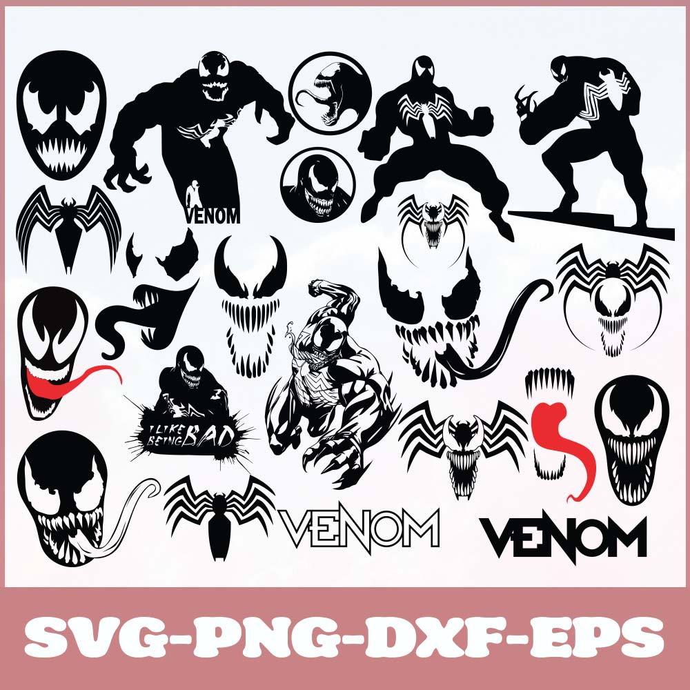 Venom bundle svg,png,dxf,Venom svg,png,dxf,Disney svg,png,dx | Inspire ...