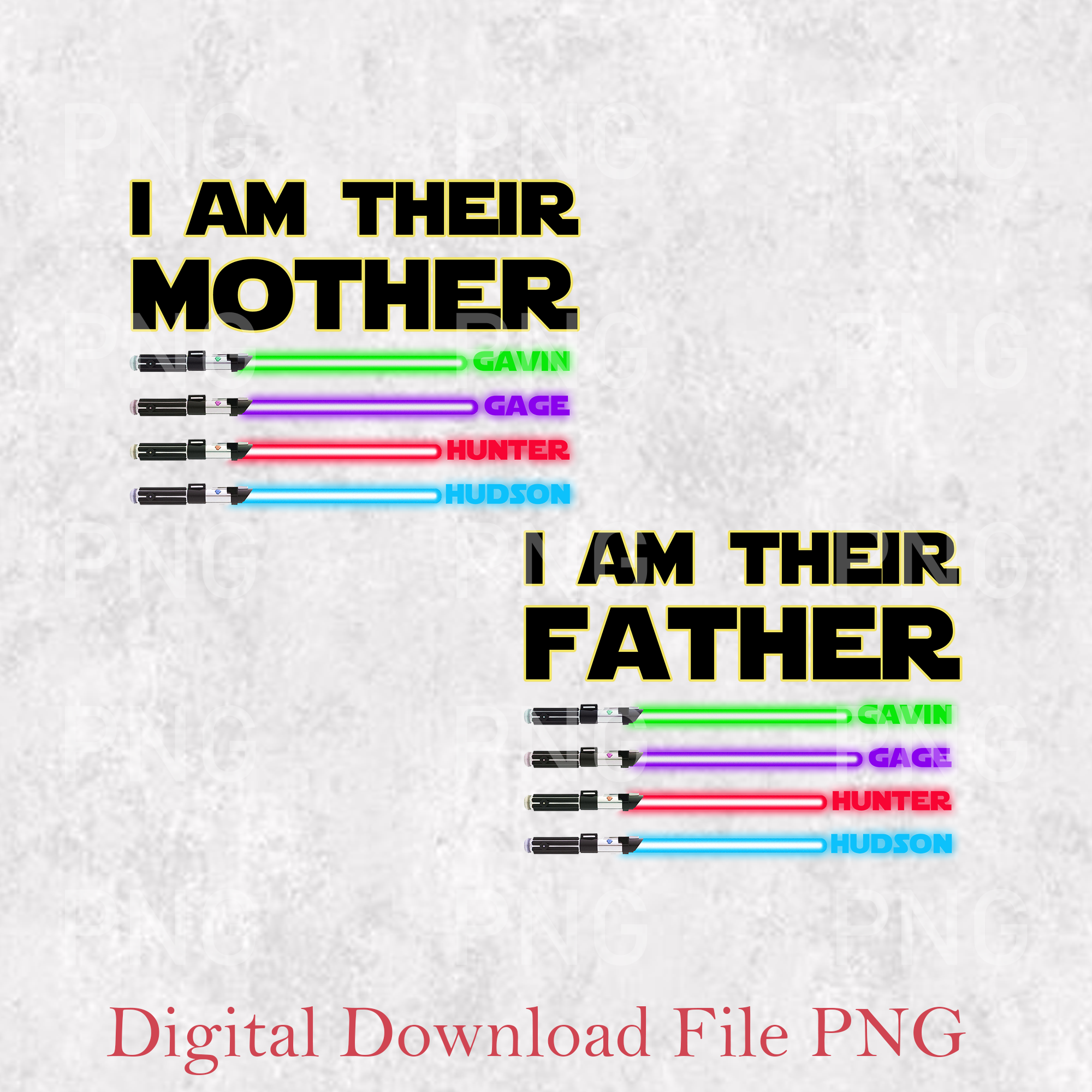 I Am Their Father Personalized PNG, Fathers Day PNG, Star Wa | Inspire ...