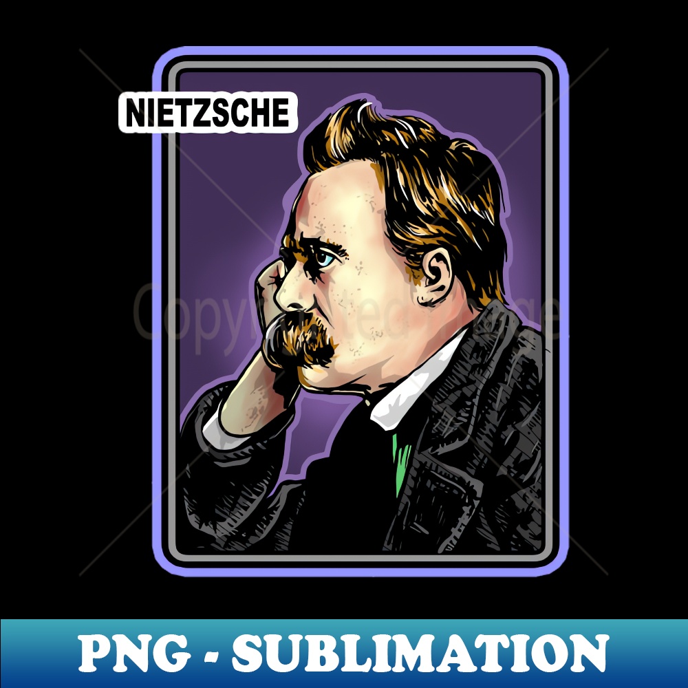 NIETZSCHE VINTAGE 70S - PNG Transparent Sublimation File - P - Inspire ...
