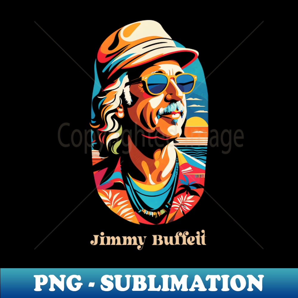 Jimmy Buffett pop art - Decorative Sublimation PNG File - Br - Inspire ...