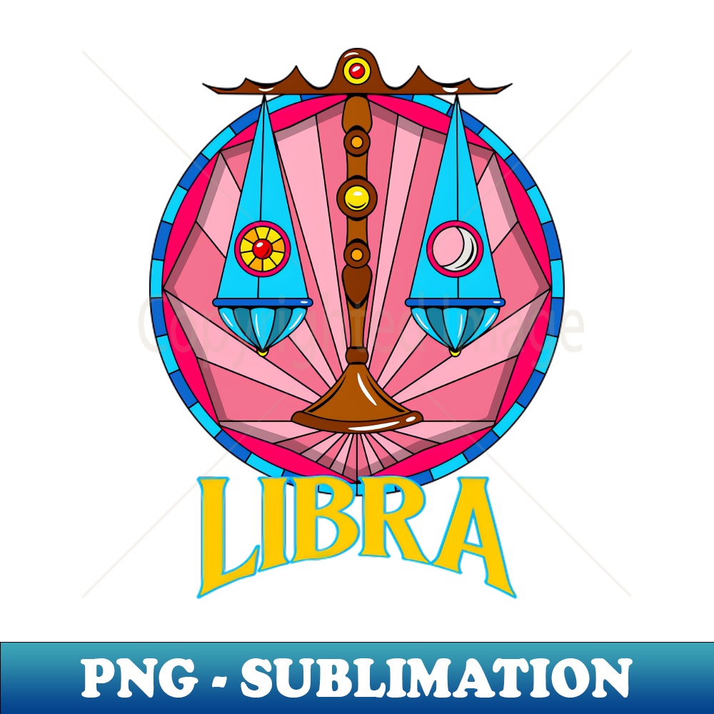 Libra Scales Zodiac - PNG Transparent Digital Download File | Inspire ...