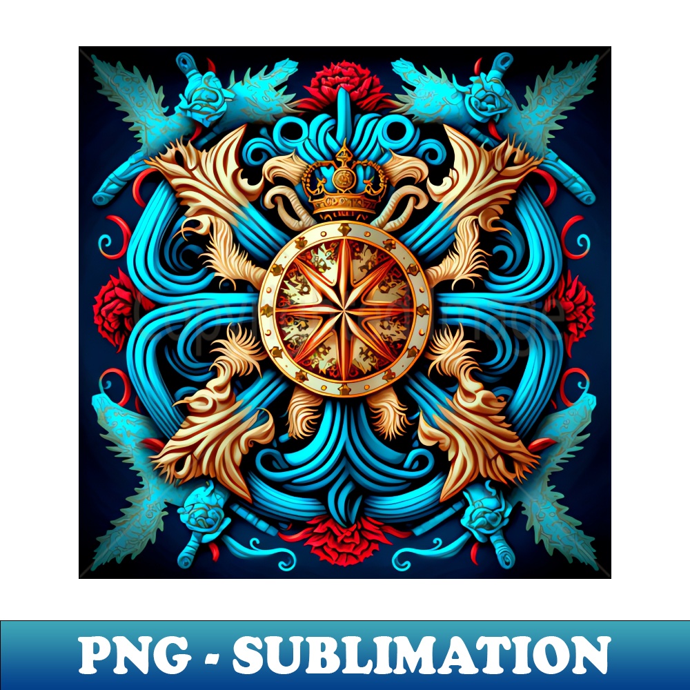 Marine emblem pattern - Digital Sublimation Download File - | Inspire ...