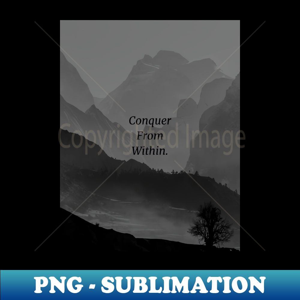 conquer from within - PNG Sublimation Digital Download - Bri | Inspire ...