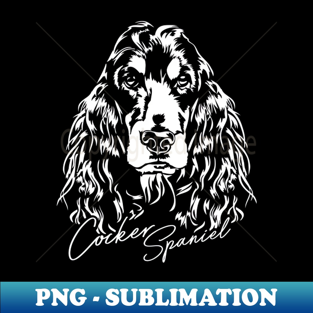 English Cocker Spaniel dog portrait - Special Edition Sublim | Inspire ...