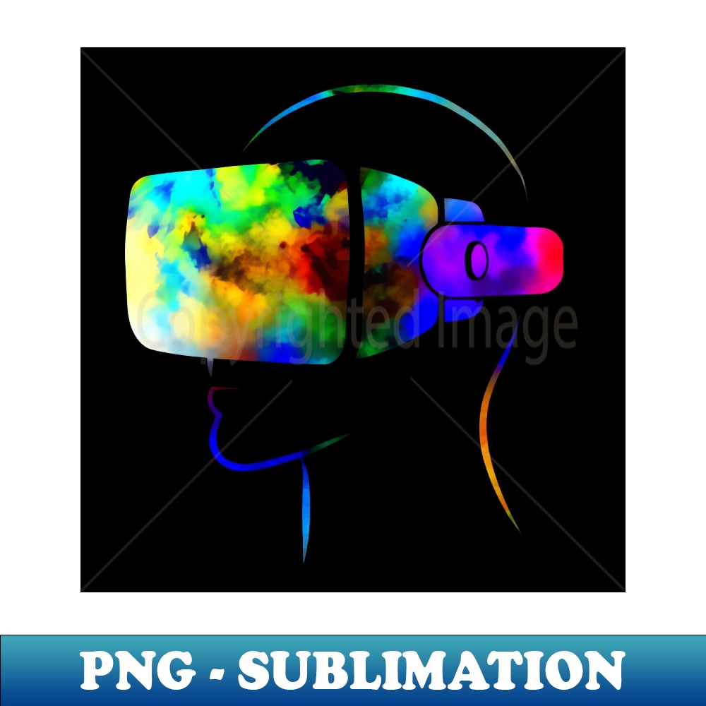 Virtual reality artwork - PNG Transparent Sublimation File - - Inspire ...