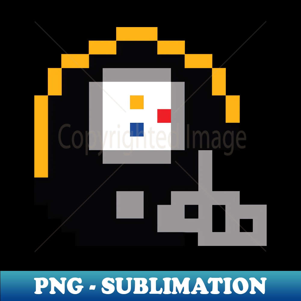 8 Bit Pittsburgh Steelers Helmet - PNG Sublimation Digital D | Inspire ...