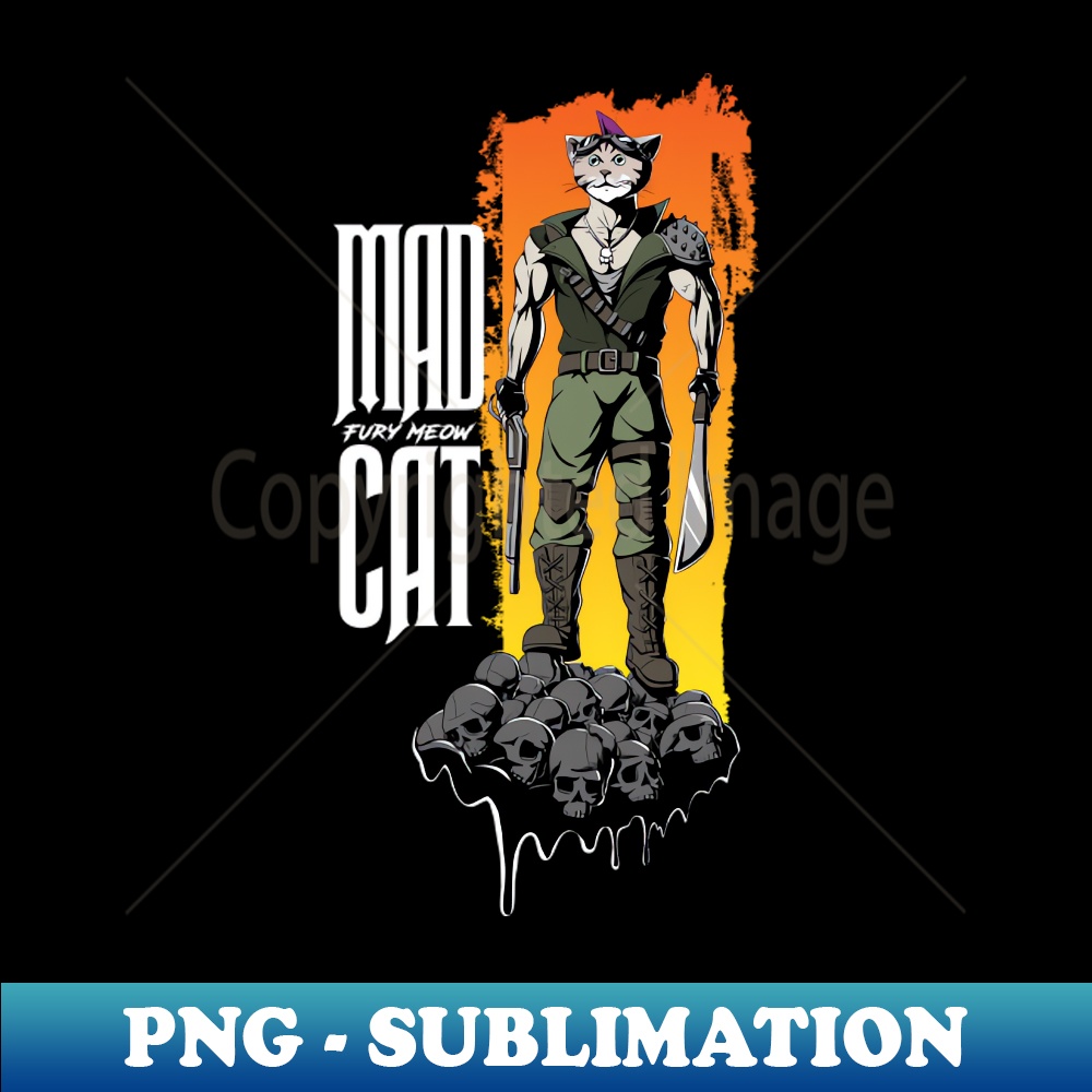 Post-Apocalyptic Badass Mad Cat Fury Meow - Modern Sublimati | Inspire ...