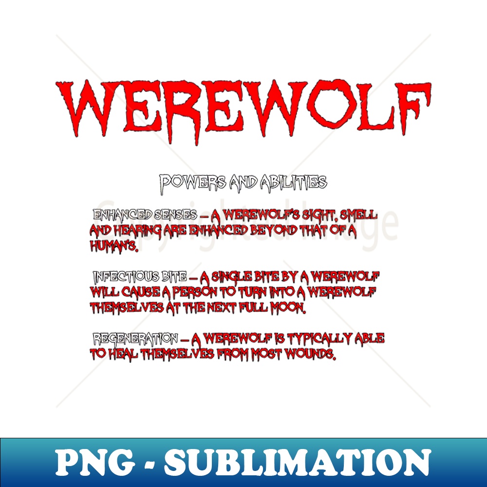 Werewolf Powers - Creative Sublimation PNG Download - Instan | Inspire ...