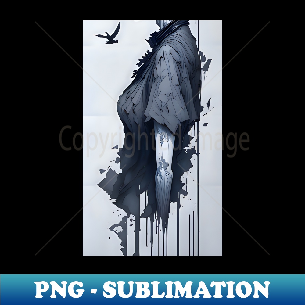 Raven texture painting - PNG Transparent Sublimation Design | Inspire ...