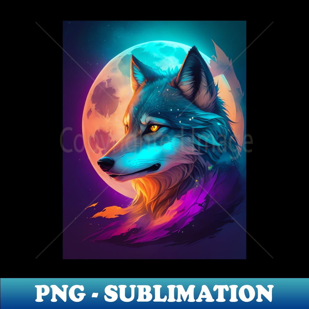 The Wolf - Sublimation-Ready PNG File - Stunning Sublimation | Inspire ...