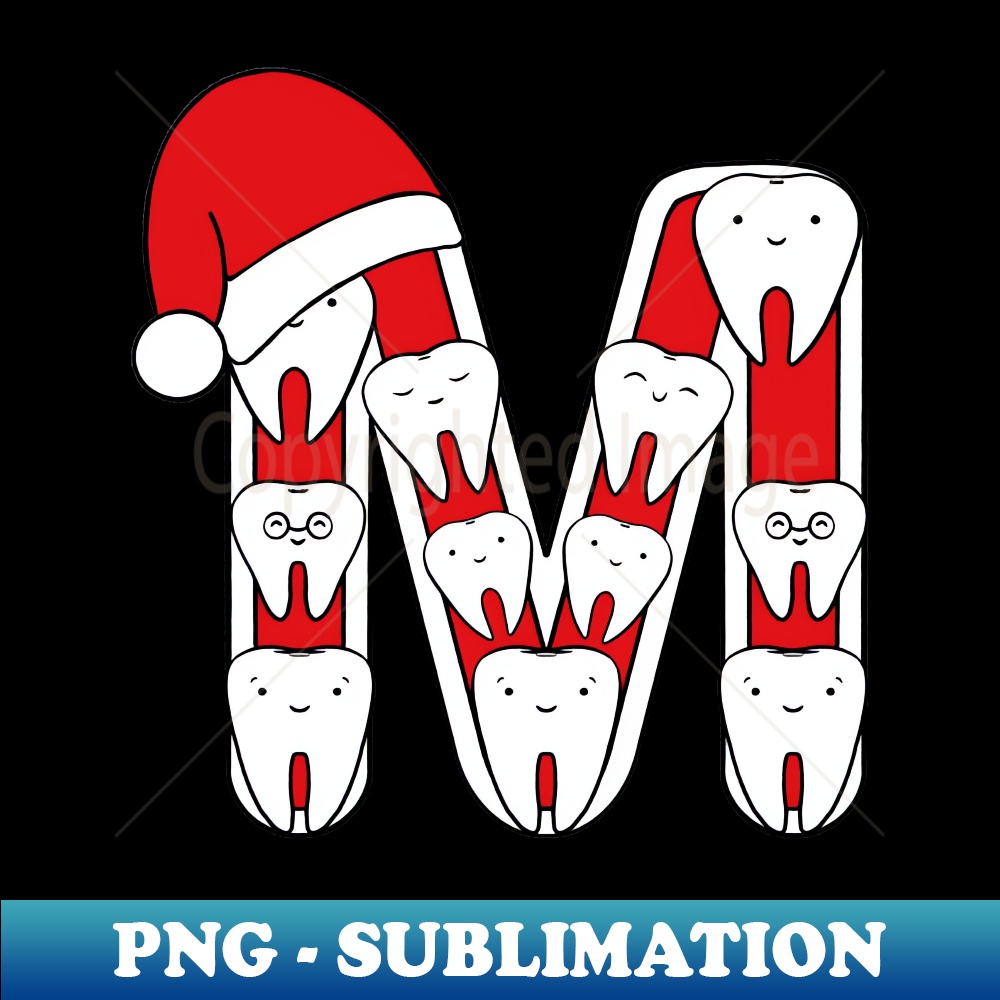 Letter M Happimola Christmas Alphabet - Exclusive PNG Sublim | Inspire ...