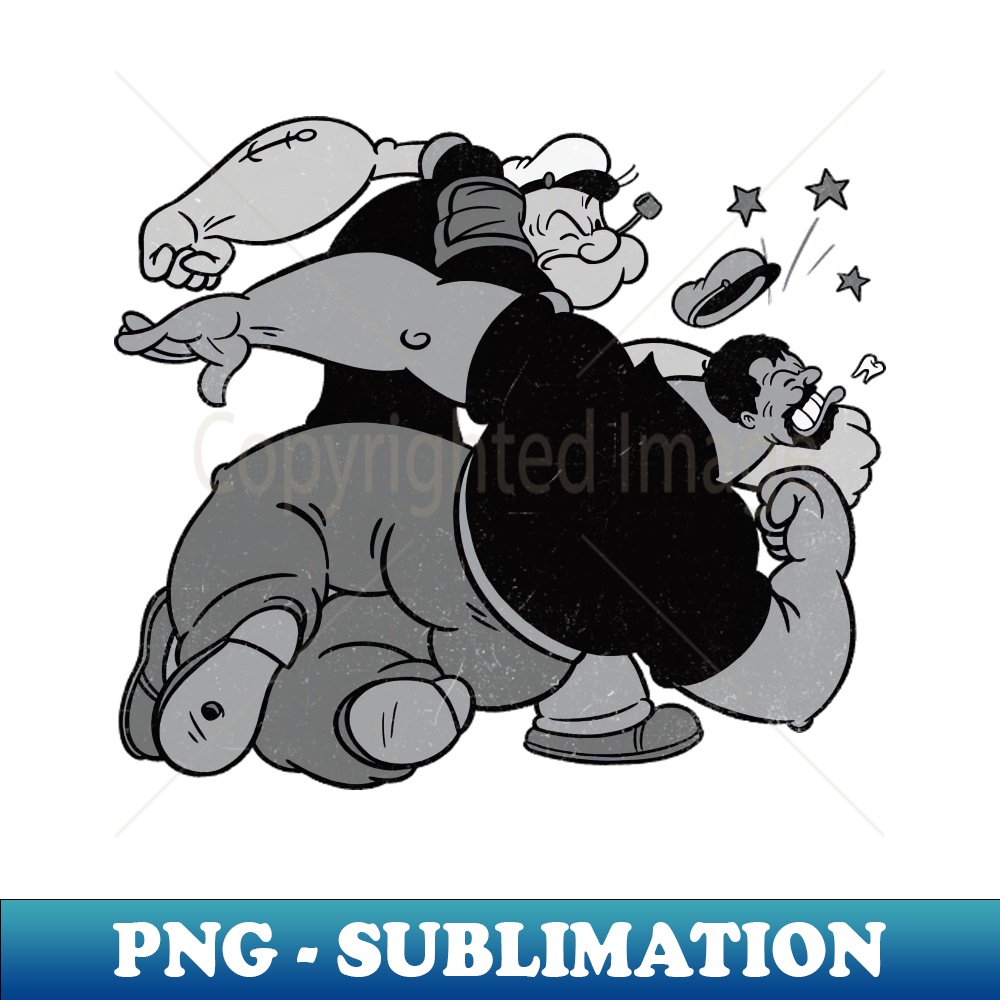 The Sailor Man Returns BW - Unique Sublimation PNG Download | Inspire ...