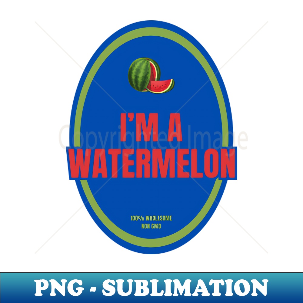 Im A watermelon Funny Fruit Sticker Easy Group Halloween Cos | Inspire ...