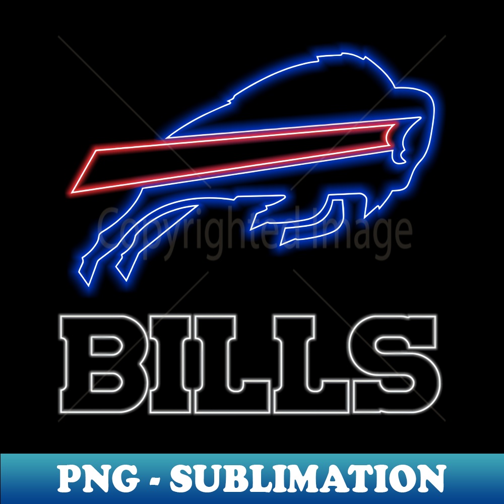Buffalo Bills Football Team - Neon - PNG Transparent Sublima | Inspire ...