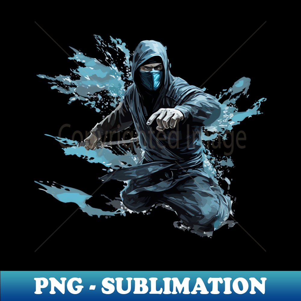 Stealthy Swordsman - Dynamic Flying Warrior - PNG Transparen | Inspire ...