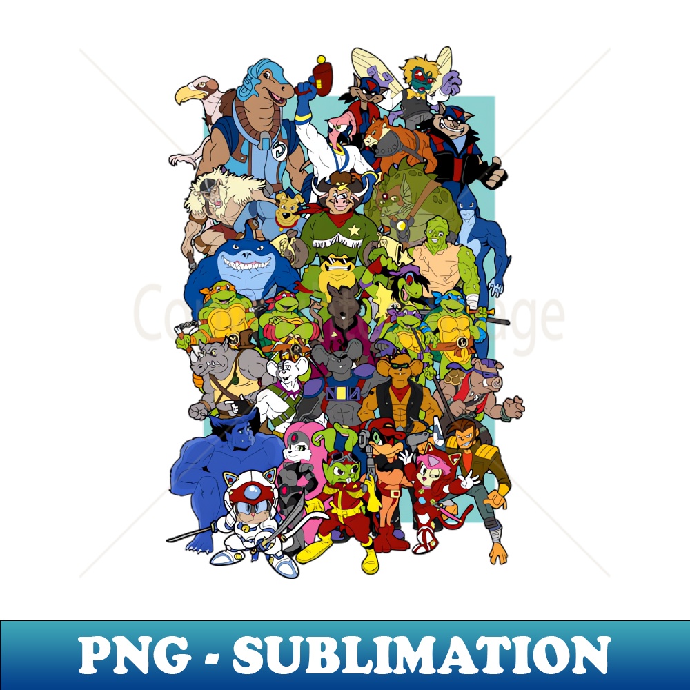 Saturday Morning Mutants - Premium PNG Sublimation File - Pe | Inspire ...