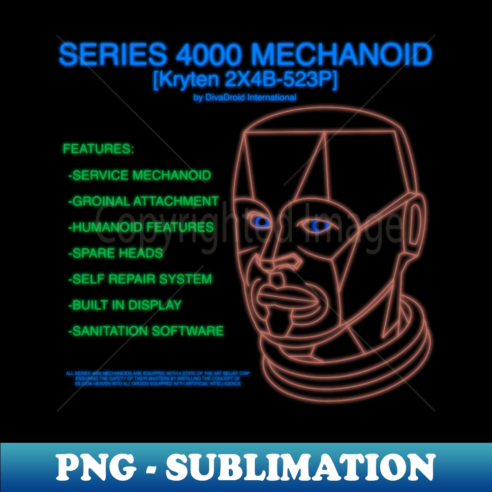 Kryten - Series 4000 mechanoid - Exclusive Sublimation Digit | Inspire ...