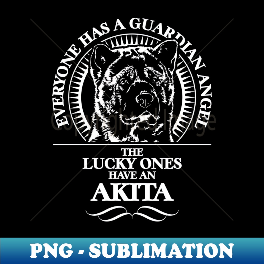 Proud Akita Guardian Angel dog saying - Signature Sublimatio | Inspire ...