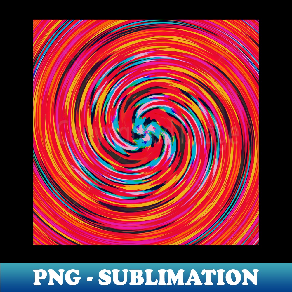 Swirl of Colorful Retro ZigZag Pattern - Digital Sublimation | Inspire ...