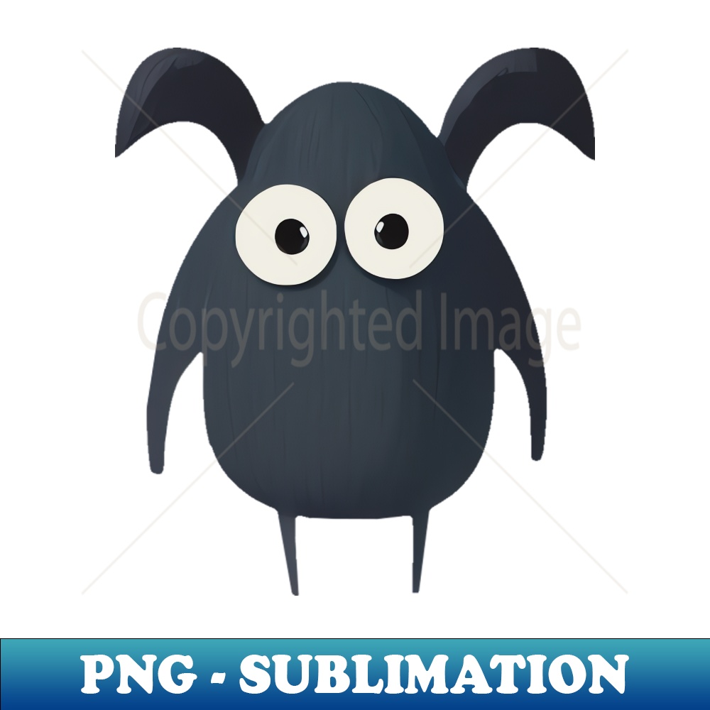 Mouthless Cute Little Black Monster - PNG Transparent Sublim | Inspire ...
