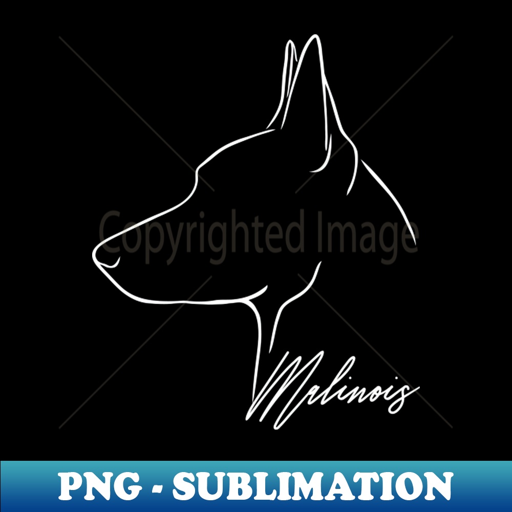Proud K9 Belgian Malinois Profile dog - Instant Sublimation | Inspire ...