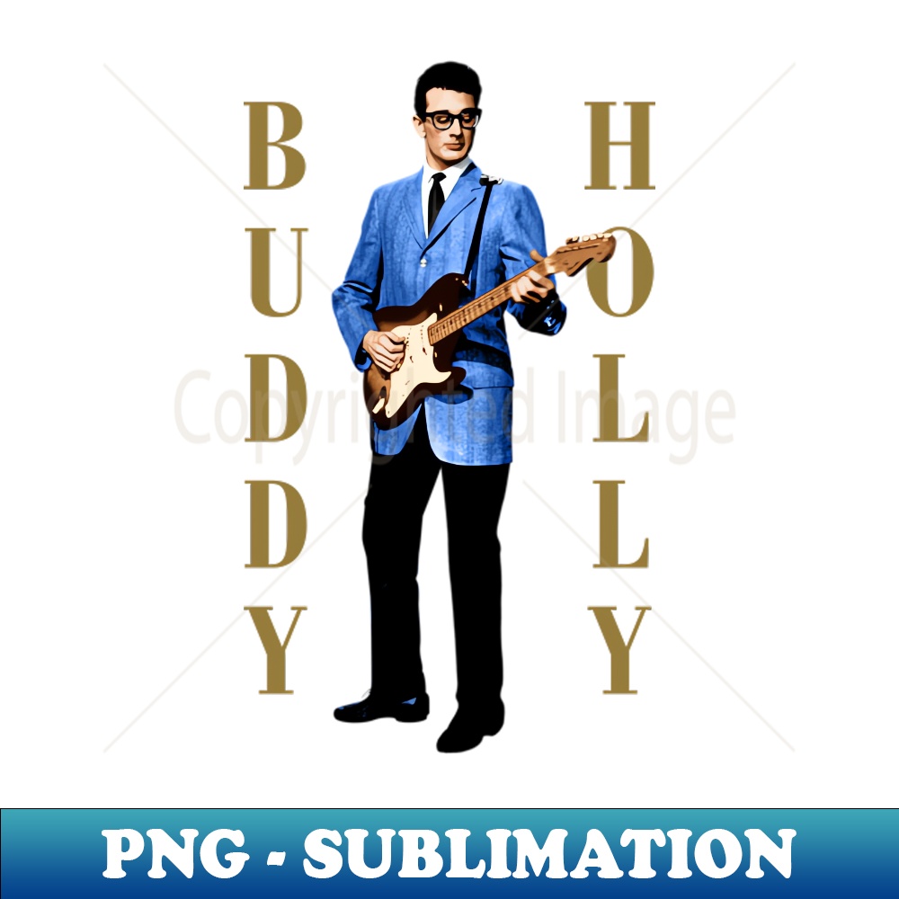 Buddy Holly - PNG Transparent Sublimation File - Transform Y | Inspire ...