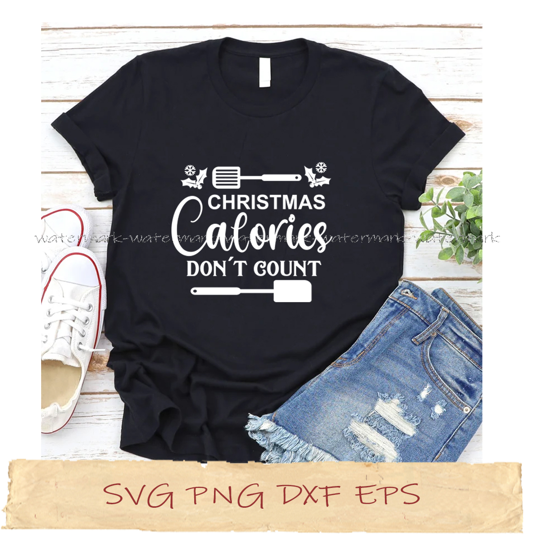 Christmas calories don't count svg, png cricut, file sublima | Inspire ...