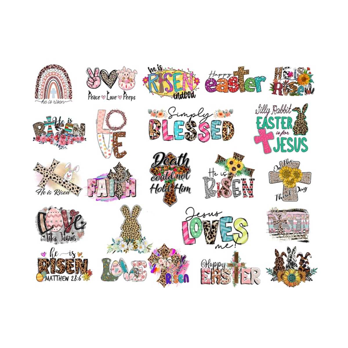 Christian Easter Bundle 26 Png, Easter Png, Christian Png, R | Inspire ...