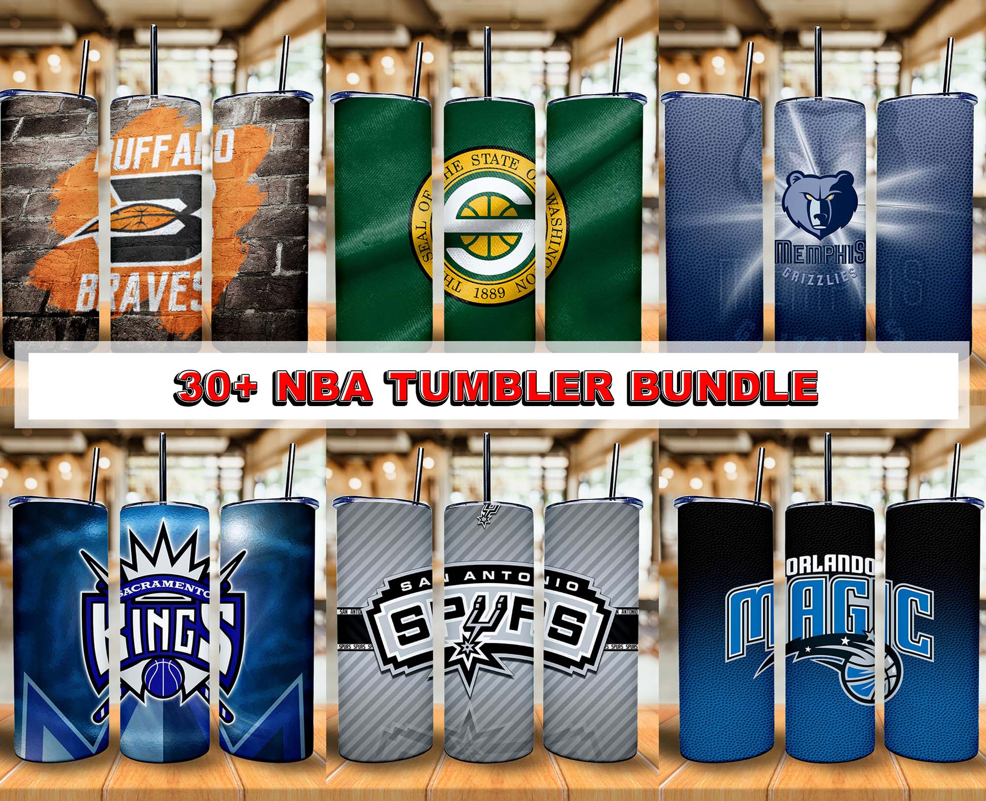 Bundle NBA Logo Tumbler Wrap, NBA Logo,Nba Logo Team,Nba Png | Inspire ...