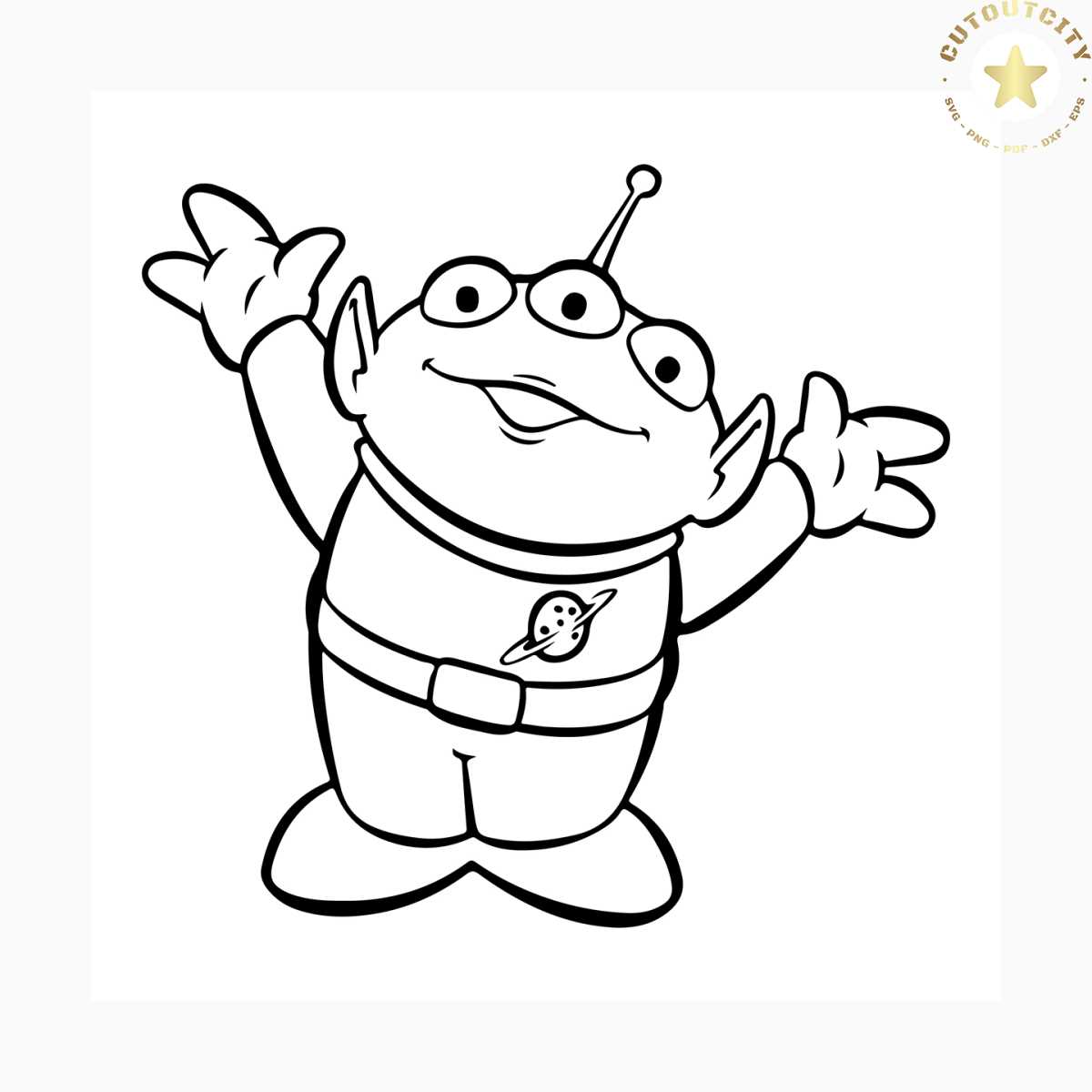 Alien svg free, toy story svg, disney svg, silhouette cameo, | Inspire ...