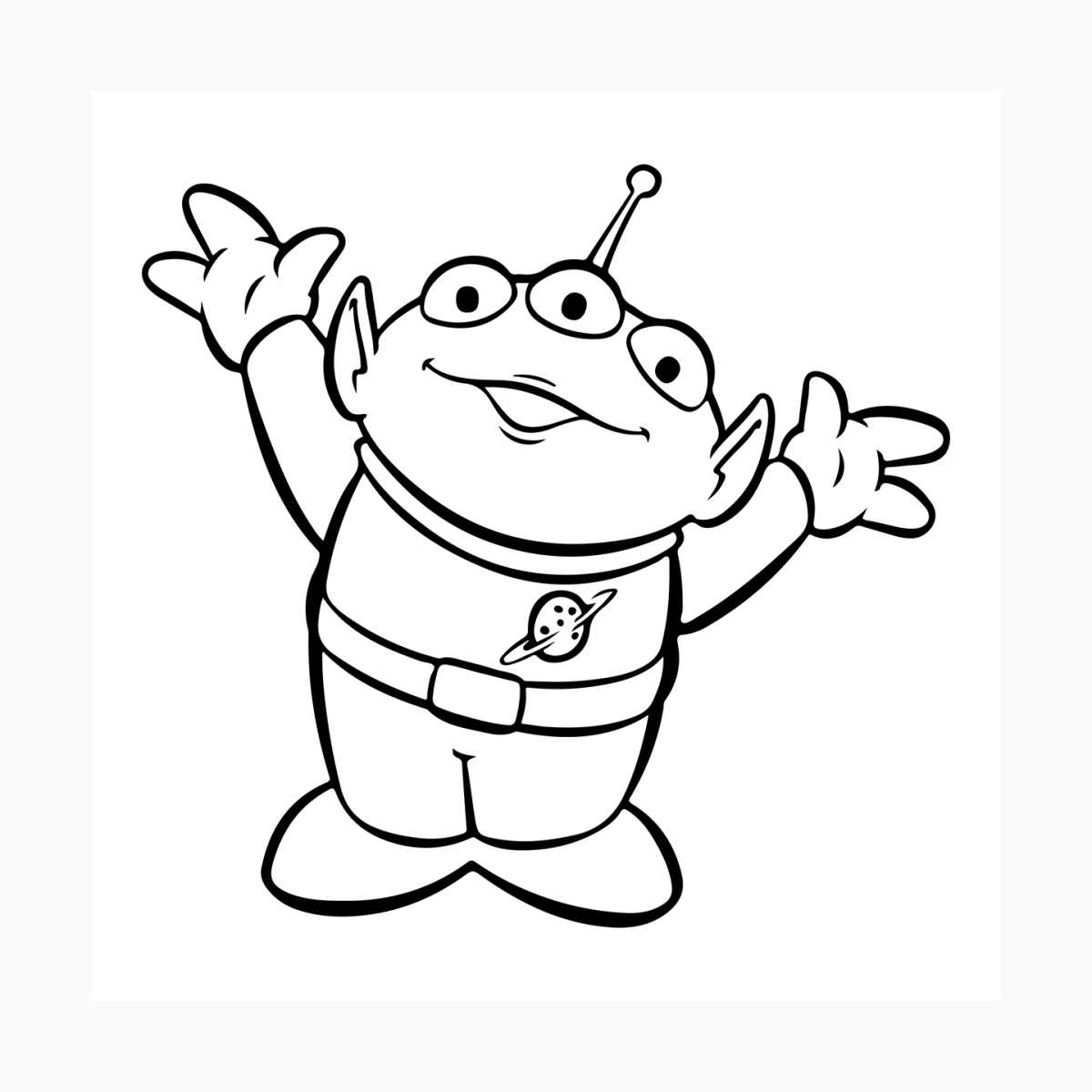 Alien svg free, toy story svg, disney svg, silhouette cameo, - Inspire ...