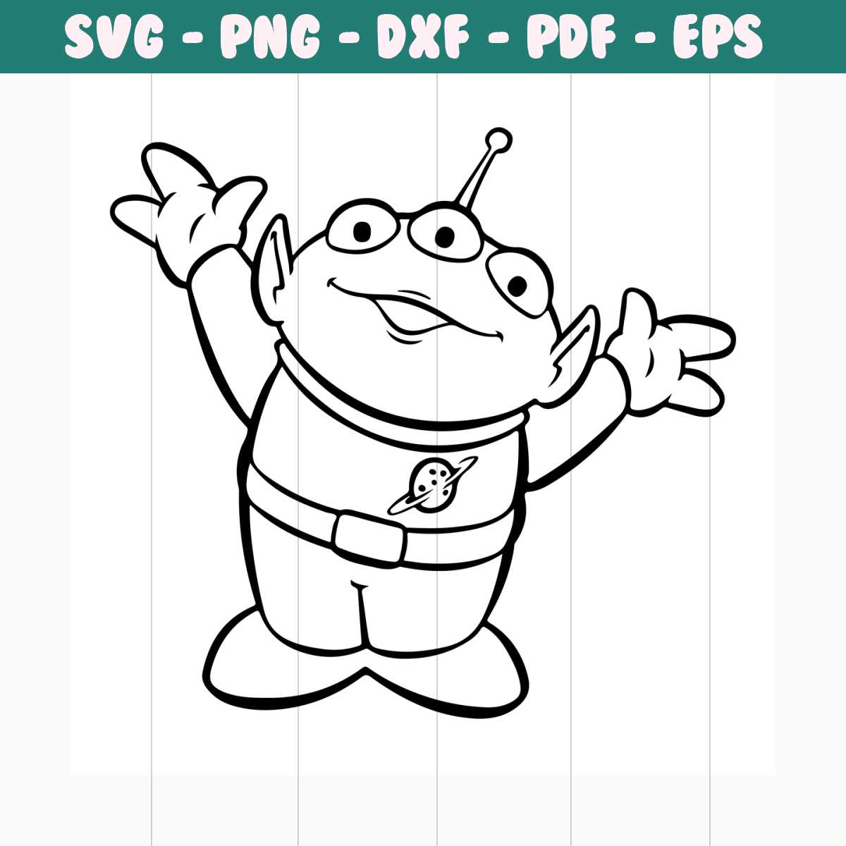 Alien svg free, toy story svg, disney svg, silhouette cameo, - Inspire ...