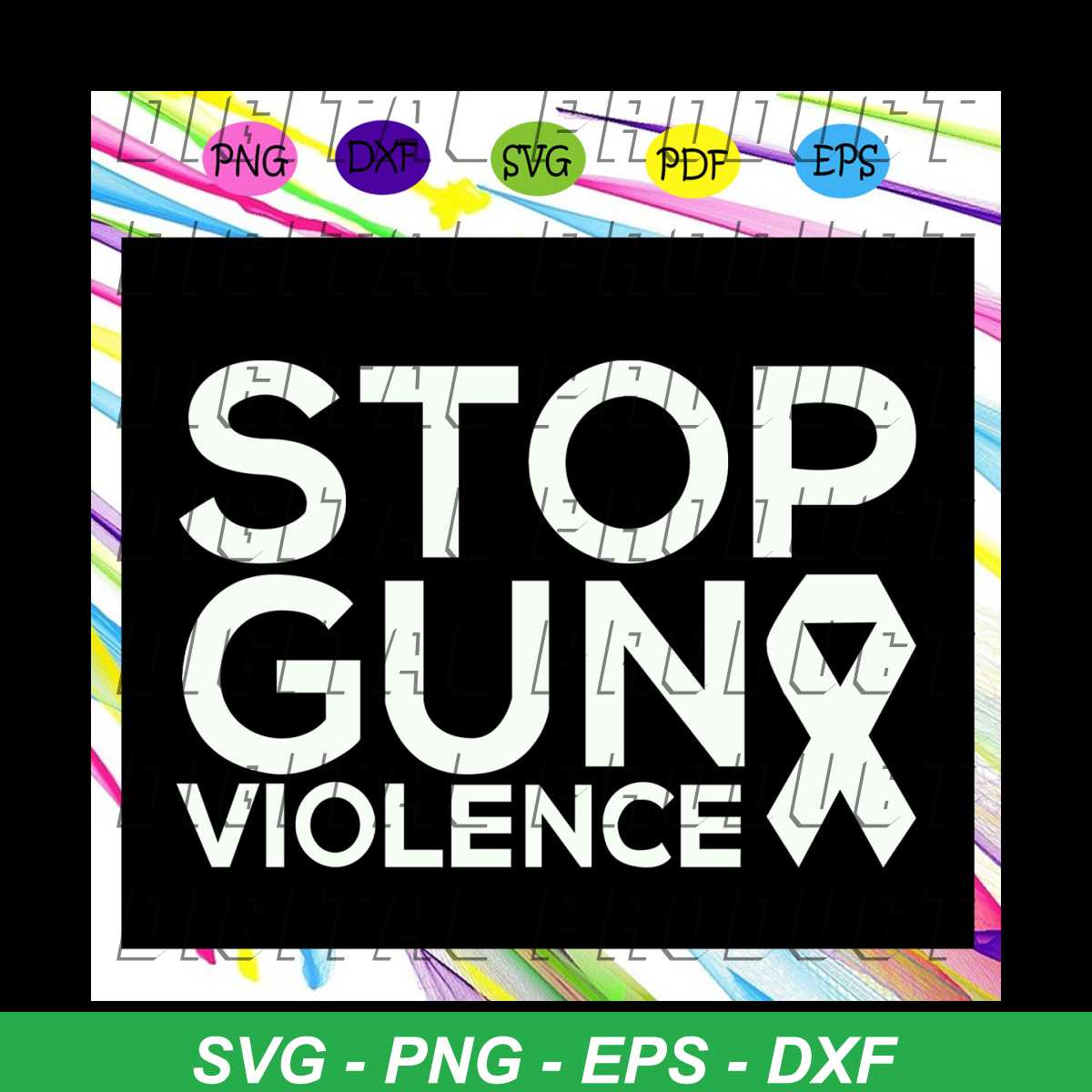 Stop gun violence, breast cancer, breast cancer svg, breast - Inspire Uplift