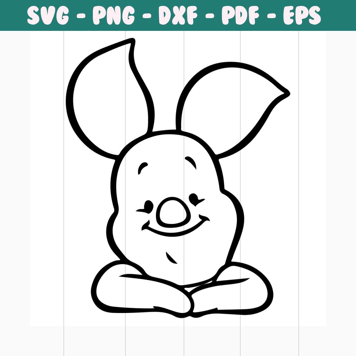 Piglet svg free, classic winnie the pooh svg, disney svg, in | Inspire ...