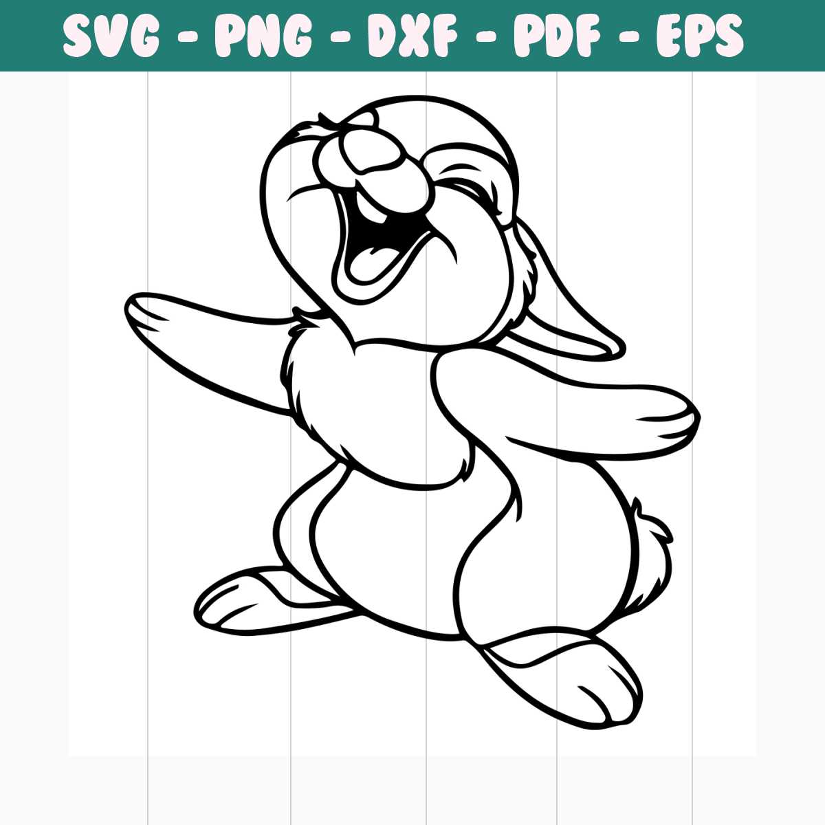 Thumper svg free, bambi svg, disney svg, digital download, s - Inspire ...